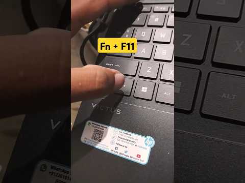 HP Gaming Victus Series Laptop Touchpad Not Working Problem#macnitesh#keyboardtricks#2024short