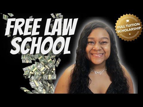 How To Get A FULL RIDE SCHOLARSHIP To Law School | LSAT, GPA, Personal Statement, & More!