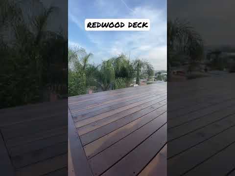 redwood deck #deck #losangelescalifornia #homedesign #handymaestro