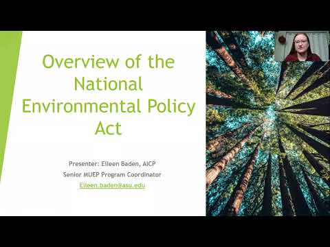 National Environmental Policy Act (NEPA) Overview for PUP 442