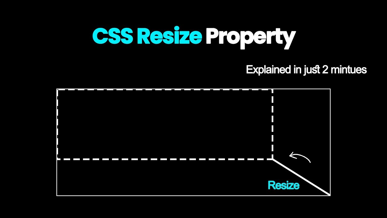 Css Resize Property Explained in Just 2 Minutes | Css Resize Property