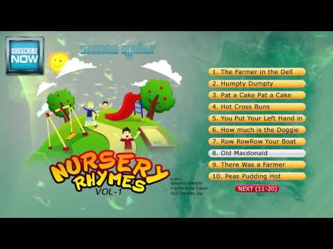 Nursery Rhymes Vol 1 | Audio Jukebox | English Nursery Songs | Jakes Bejoy