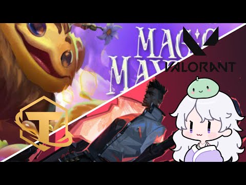 Tried Out the NEW TFT Set and HIT DIAMOND in Valorant YIPPEE ! | VOD