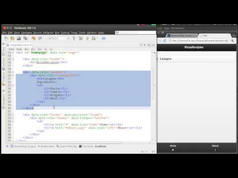 Learn JQuery Mobile Understanding Collapsible Elements - Mind Luster