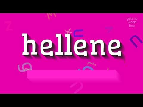 How to say "hellene"! (High Quality Voices)