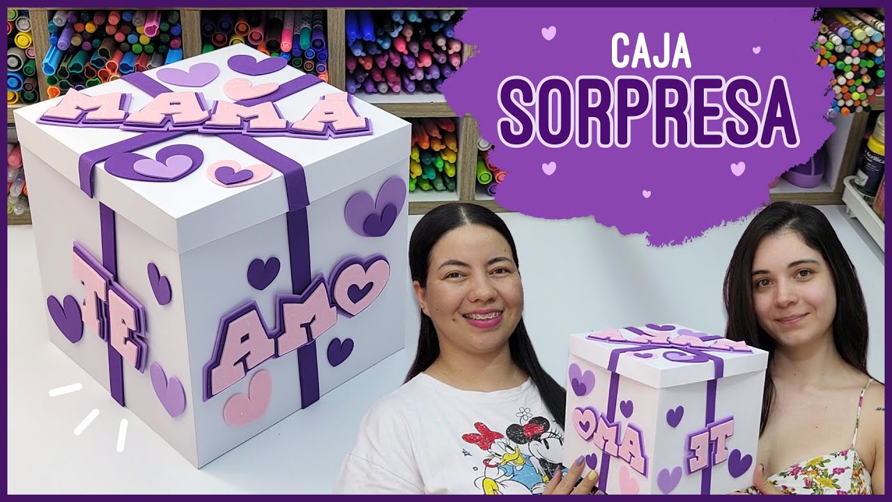 CAJAS SORPRESA CON FOAMI - DÍA DE LA MADRE  ♥ Soy Maria Zapata con Honey Manualidades