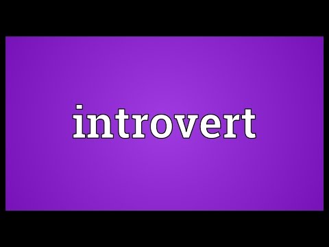 Introvert Meaning