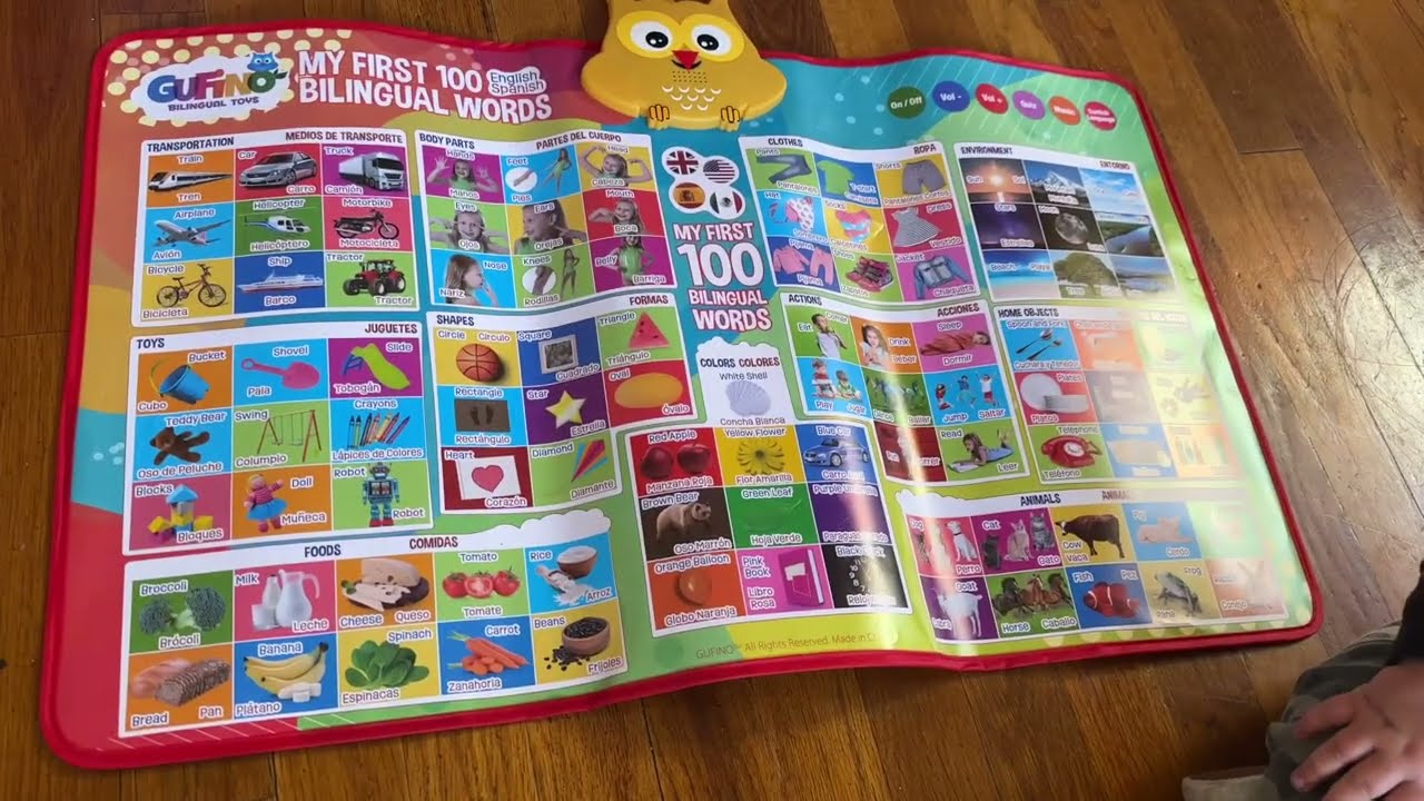 GUFINO First 100 Words Bilingual Electronic Poster Review!