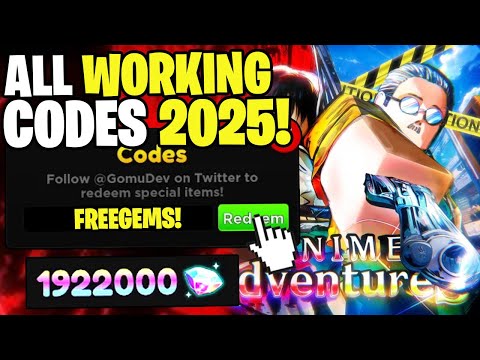 *NEW* ALL WORKING CODES FOR ANIME ADVENTURES IN FEBRUARY 2025! ROBLOX ANIME ADVENTURES CODES