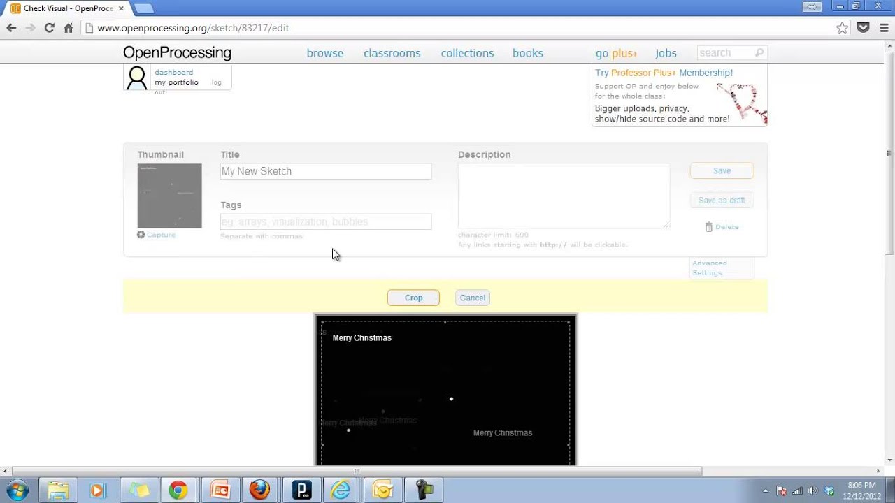 Open Processing sketch