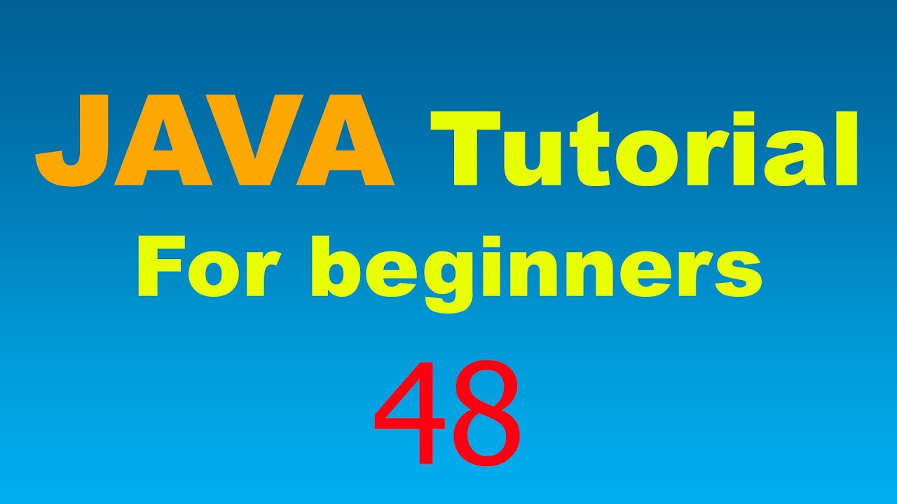 Java Tutorial for Beginners - 48 - Write to a text file