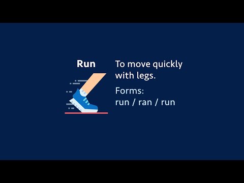 Irregular verb: Run / ran / run (meaning, forms, examples, pronunciation)