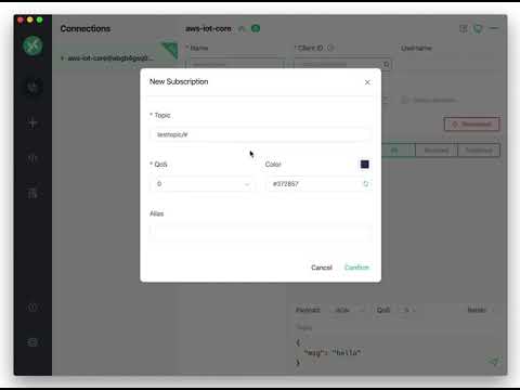 MQTTX topic creation bug