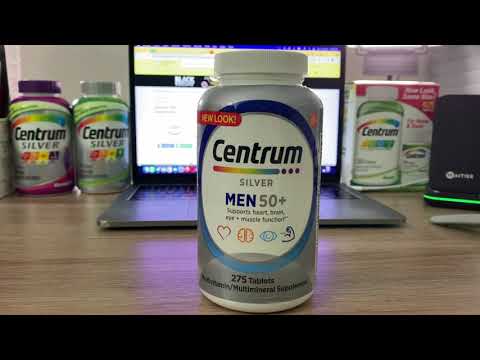 Centrum Silver Masculino Men Homem 50+ 275 Caps Import USA