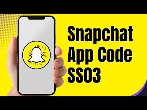Snapchat App Code SS03 - How To Fix | Quick Solution