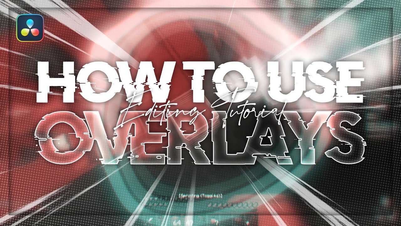 How To Use Overlays \\ Davinci Resolve No Plugins \\ Basics Editing Tutorial