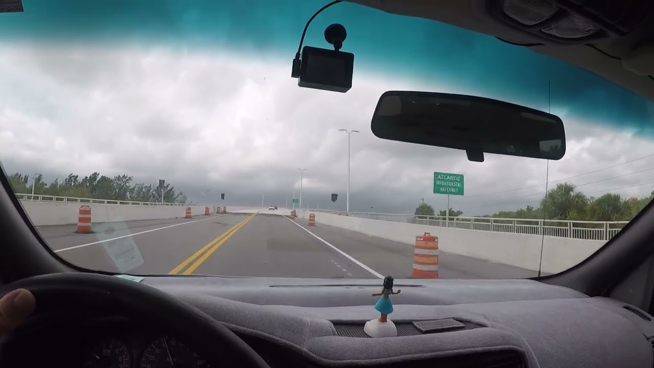 Crossing The New Ft. Pierce Bridge Over The Indian River, North Side, on A1A, 5-18-2026