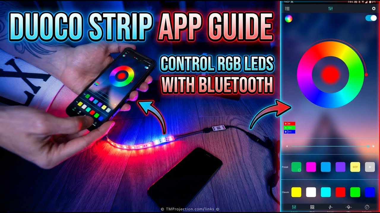 How to use duoCo Strip app with RGB LED Bluetooth Receiver
