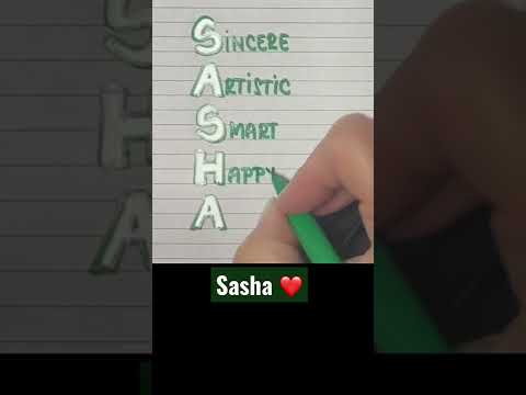 Meaning of the name SASHA #meaning #name #sasha