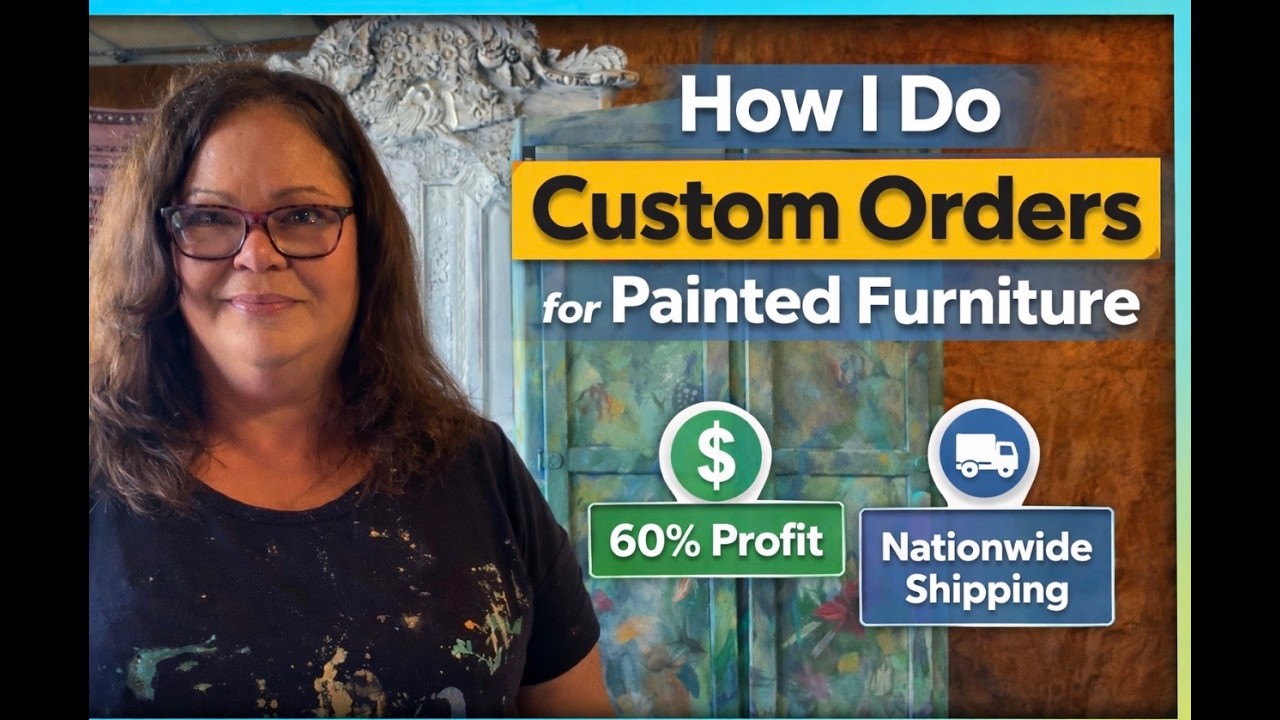 How I Make 60% Of My Income From Custom Order Painted Furniture