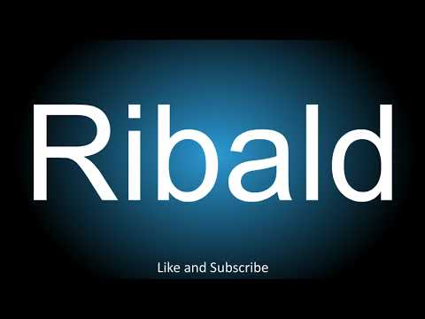 How to correctly pronounce - Ribald.