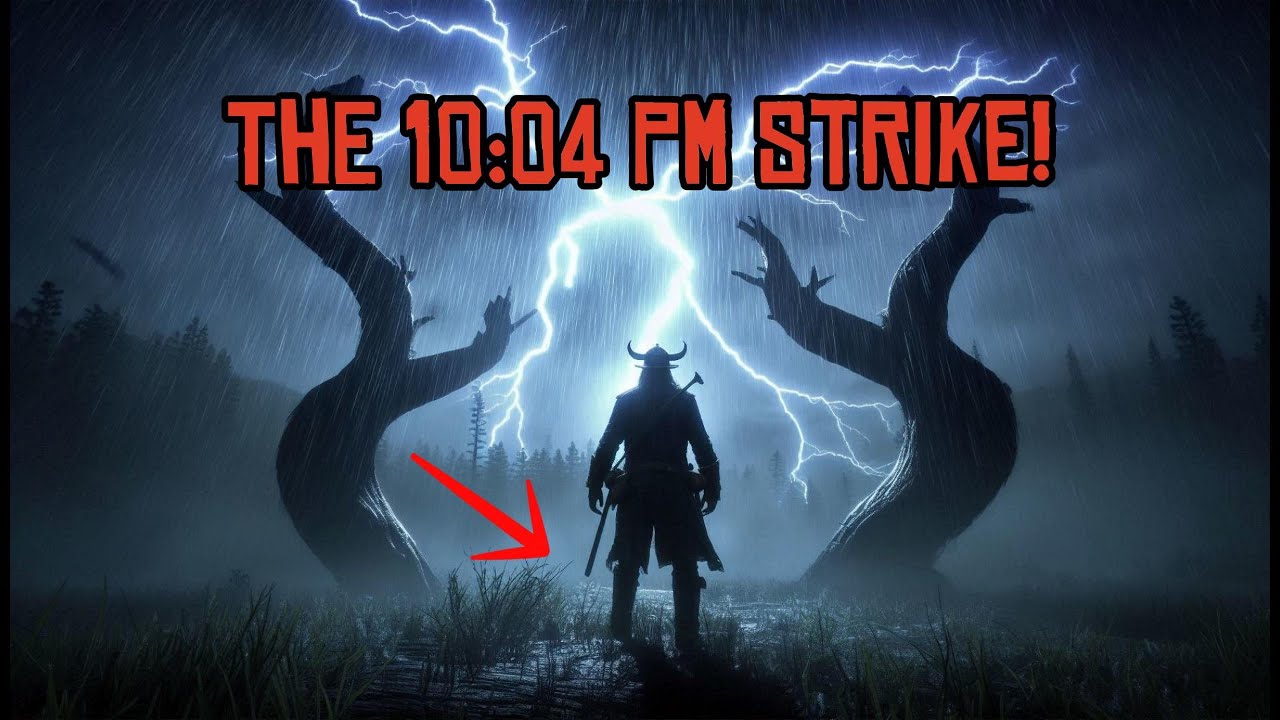 I Got Struck by Lightning at EXACTLY 10:04 PM! ⚡️🕒 (RDR2 Secret)