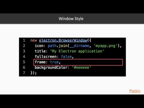 Learn Building Electron Applications Electron GUI Components | packtpub com - Mind Luster