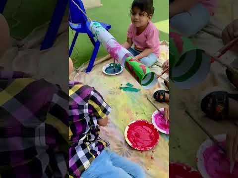 Roll-a-art | Process art | DSS Summer Camp