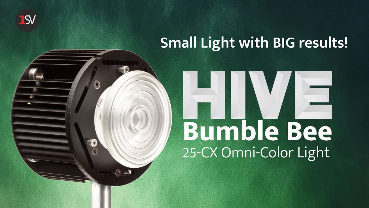 Hive Bumblebee 25-CX | Compact Omni-Color LED Light for Precision & Power