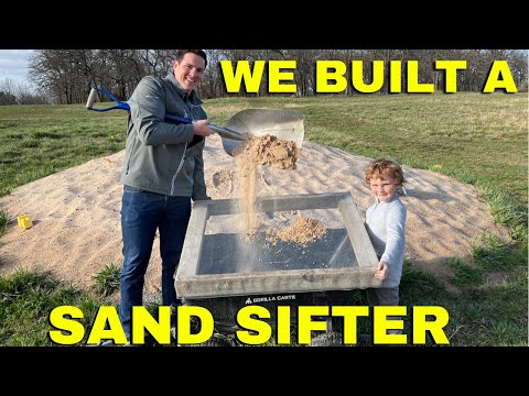 DIY SAND SIFTER - but DON'T MAKE OUR MISTAKE!