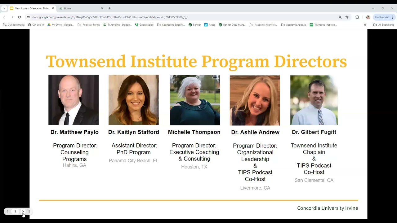 New Student Orientation - Fall 2024