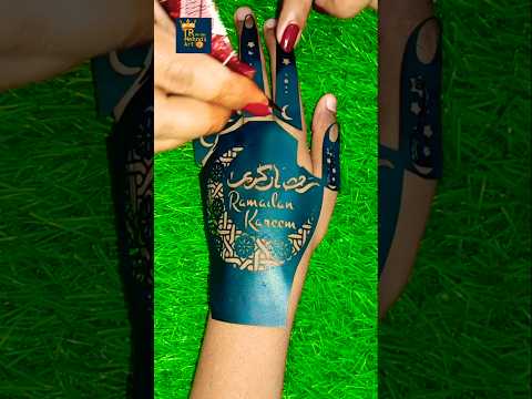 mehndi sticker for kids ❣️| Ramadan henna design || chand mehndi design for kids #mehndi ##henna