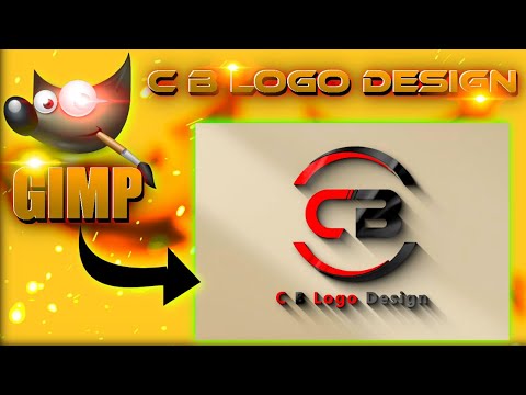 Gimp: C B logo design | C B logo design in gimp