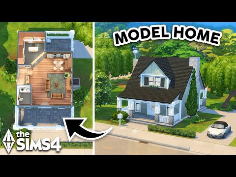 Decorating a Model Home in The Sims 4 🏡