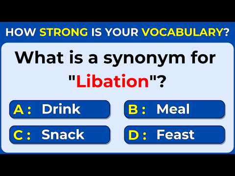 How Strong Is Your Vocabulary? Can You Score 30/30? 96% Cannot! #challenge 34