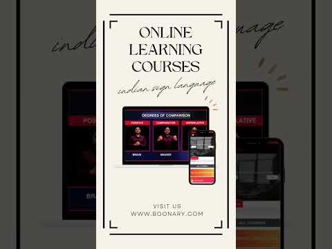 Boonary | e-learning courses for Deaf in ISL | more than 50+ courses | learn from home.