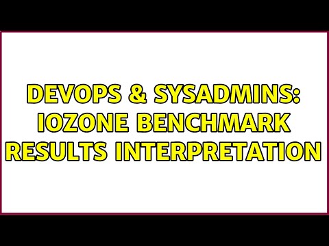 DevOps & SysAdmins: iozone benchmark results interpretation (2 Solutions!!)