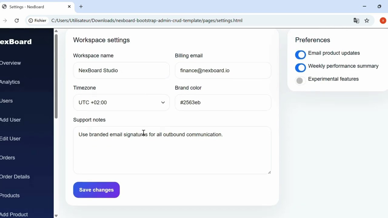 Build a Real Admin Dashboard Fast (Bootstrap 5 CRUD Template Demo)