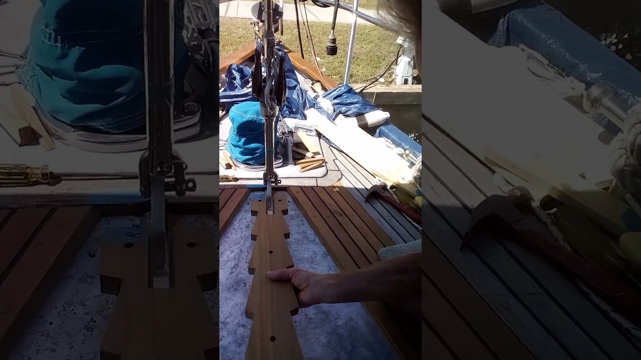 Teak Deck fitted and ready to install