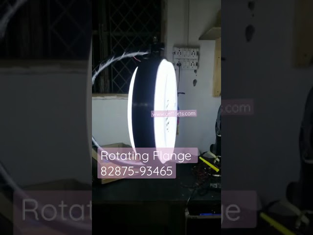 Acrylic Sign Board - Led lollipop rotating display flange Trader ...
