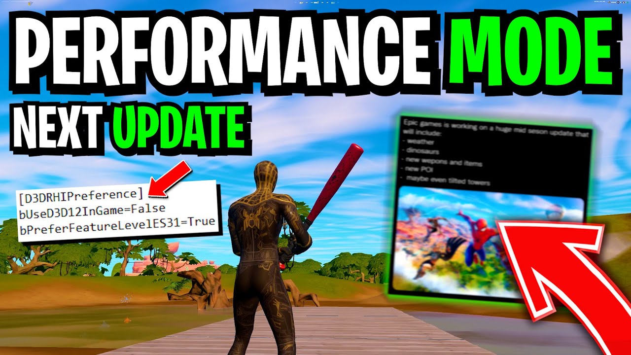 Huge Performance Mode Update Soon! (DX12 & Performance Mode Fixed?)
