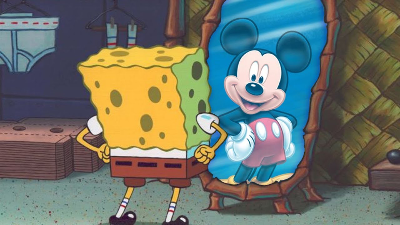 How Spongebob became Mickey Mouse
