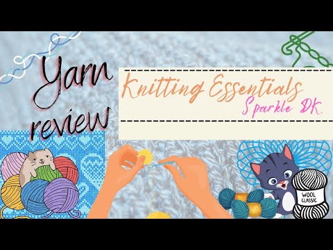 Yarn Review - Knitting Essentials Sparkle DK