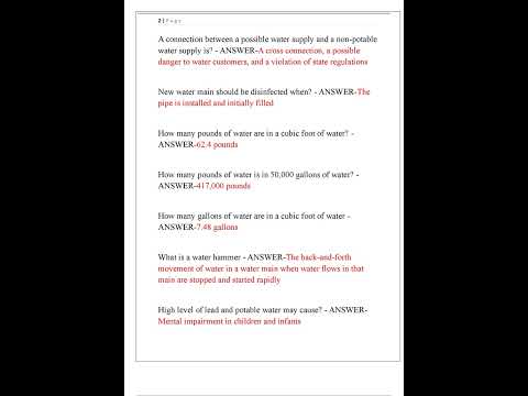 ILLINOIS CLASS D WATER LICENSE NEWEST 2025 ACTUAL EXAM COMPLETE 150 QUESTIONS AND CORRECT DETAILED A