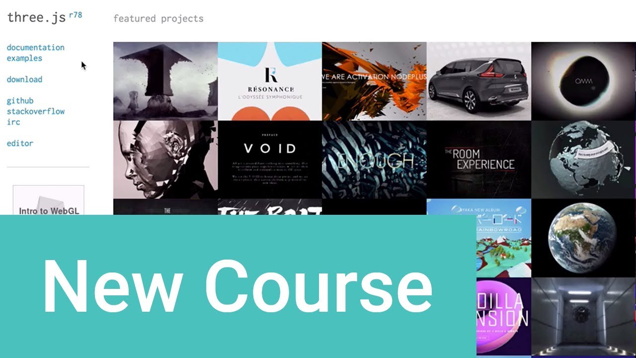 3D in the Browser With Three.js - Trailer