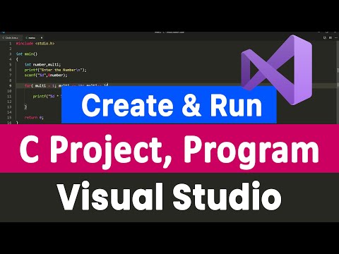 How to Create a C Language Project and Run a C Program in Visua Studio 2022