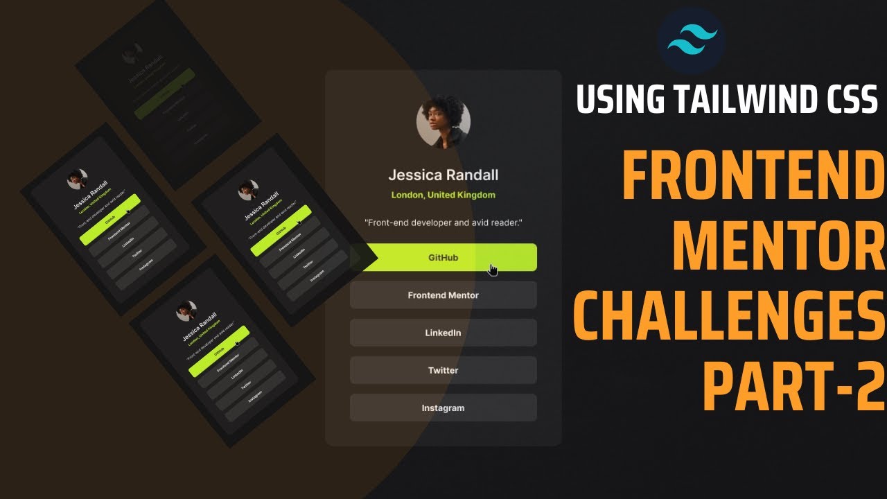 Frontend Mentor challenges part-2 | Using Tailwind css | HTML 5 | Tailwind CSS