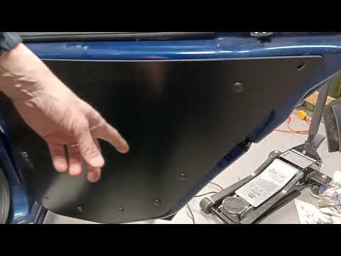 BMW 116 Trophy Build - Lightweight rear door card installation