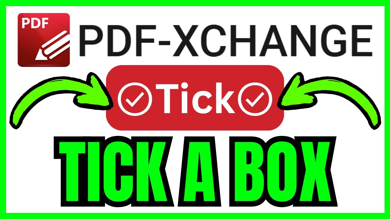 How To TICK A BOX In PDF XChange Editor (QUICK & EASY) 2026