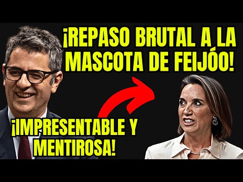 💥¡BRUTAL! Bolaños FULMINA a la MASCOTA de Feijóo Cuca Gamarra.